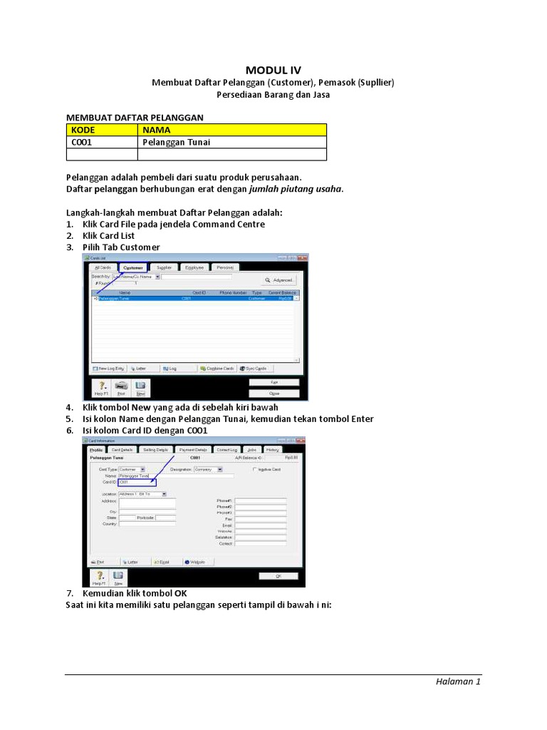 Modul 4 Cust Supplier Persediaan | PDF