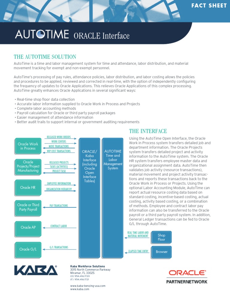 Autotime For Oracle | PDF | Business | Computers