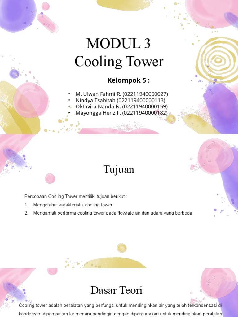 Modul 3 Cooling Tower Pdf