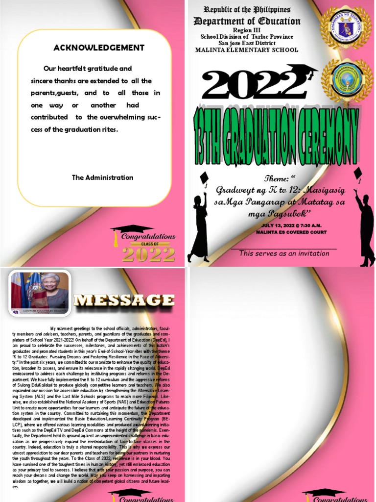 Graduation Rites 2022 | PDF