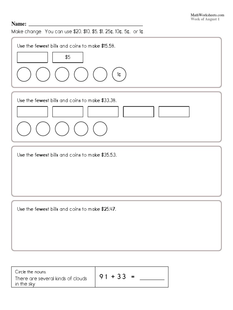 MathWorksheetsGrade3 8 1 | PDF | Puzzles