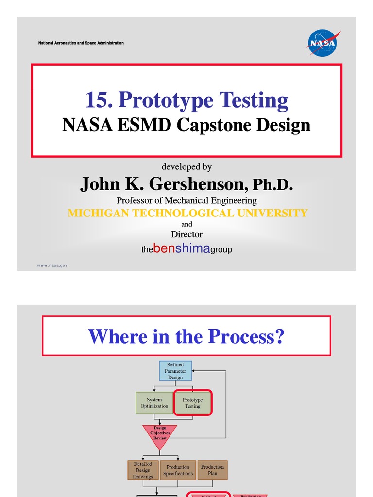 15 Prototype Testing NASA | PDF | Prototype | Nasa