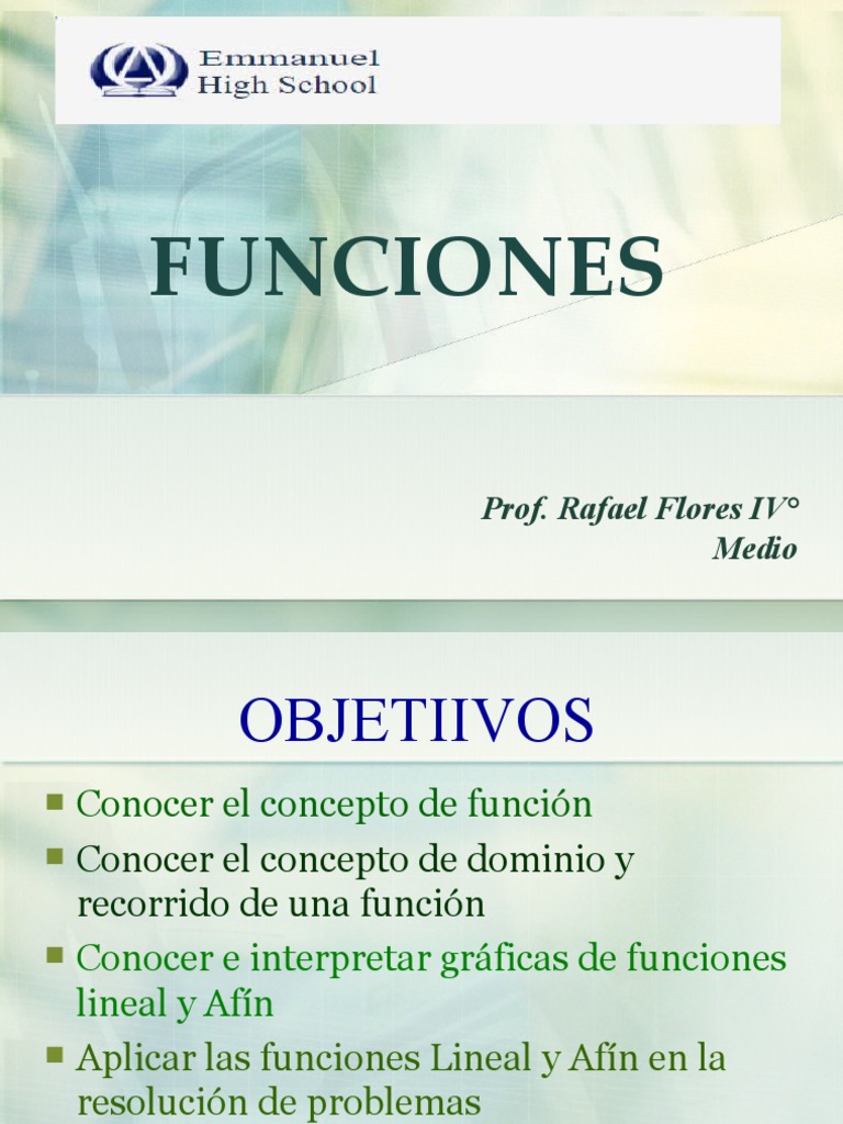 Introduccion A Funciones Ivâ°medio | PDF | Sistema de coordenadas ...