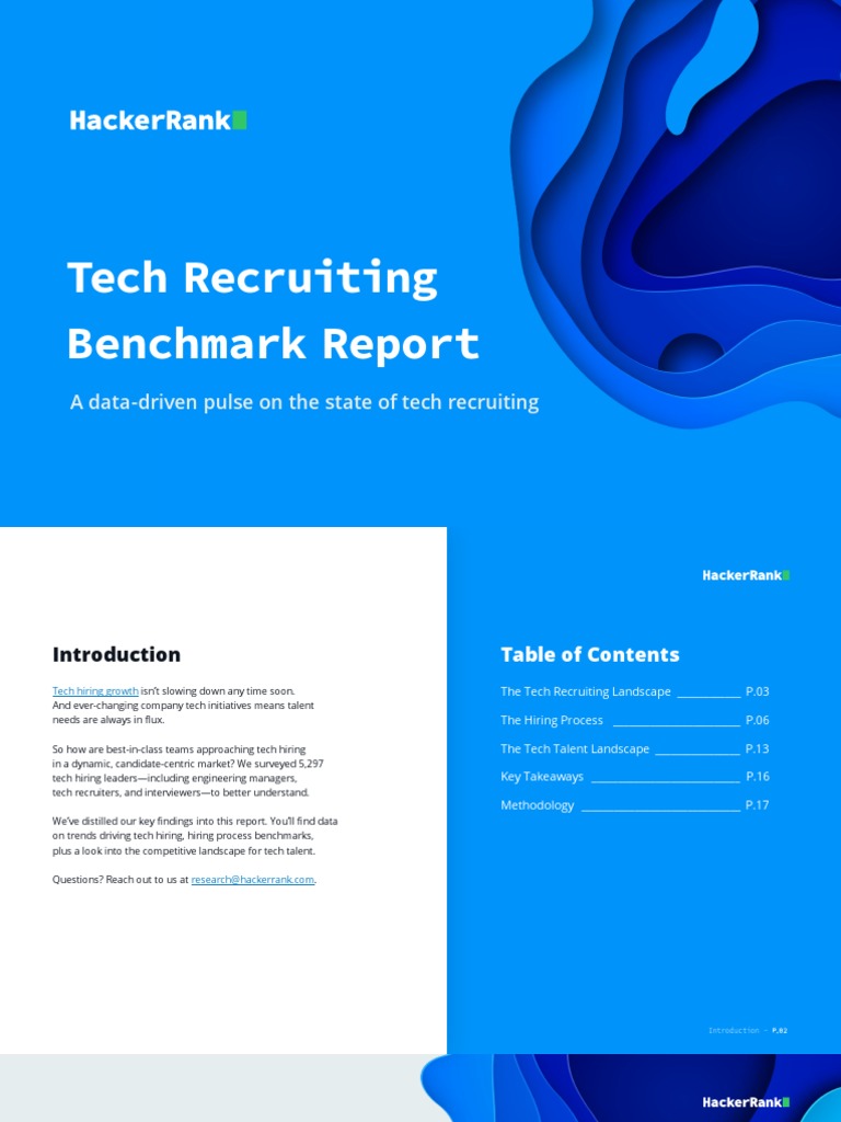 HackerRank - Tech Recruiting Benchmark Report | PDF | Recruitment ...