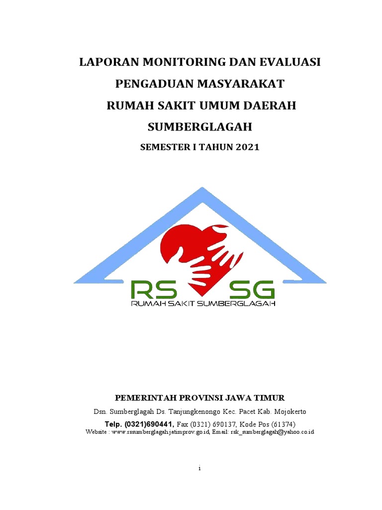 Lap Monev Pengaduan Masyarakat Semester 1 2021 | PDF