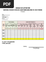 Barangay Data Capture Form: Monitoring of Incidence On Violence Against ...