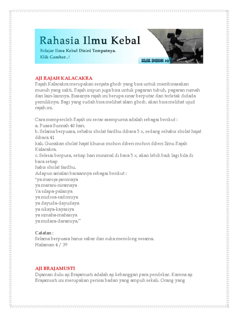 Amalan dan Bacaan Rajah Kalacakra | PDF