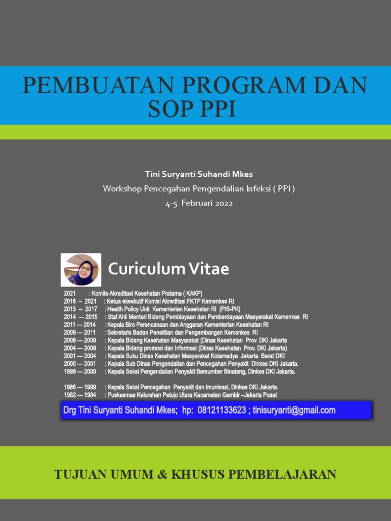 Program PPI dan SOP di Fasyankes | PDF
