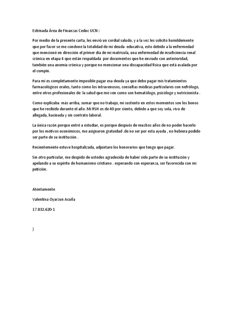 Carta Finanzas | PDF