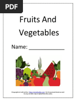 List of All Fruits and Vegetables | PDF | Fruit | Vegetables