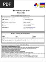 MSDS Aquades | PDF