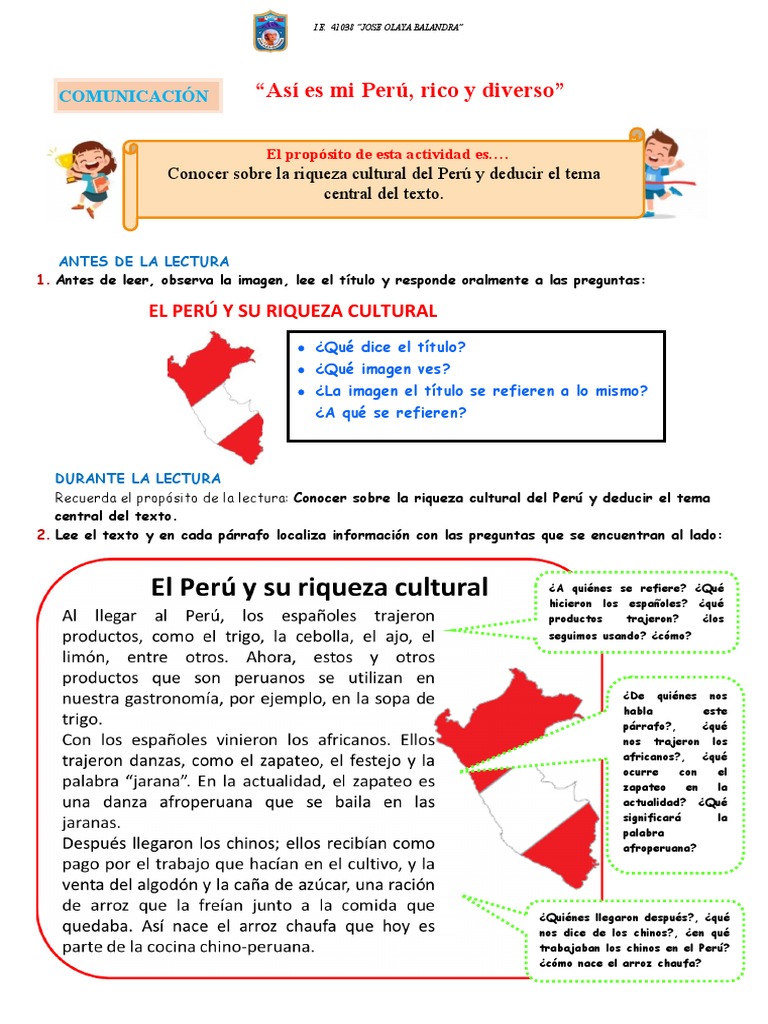 Así Es Mi Perú, Rico y Diverso | PDF | Perú