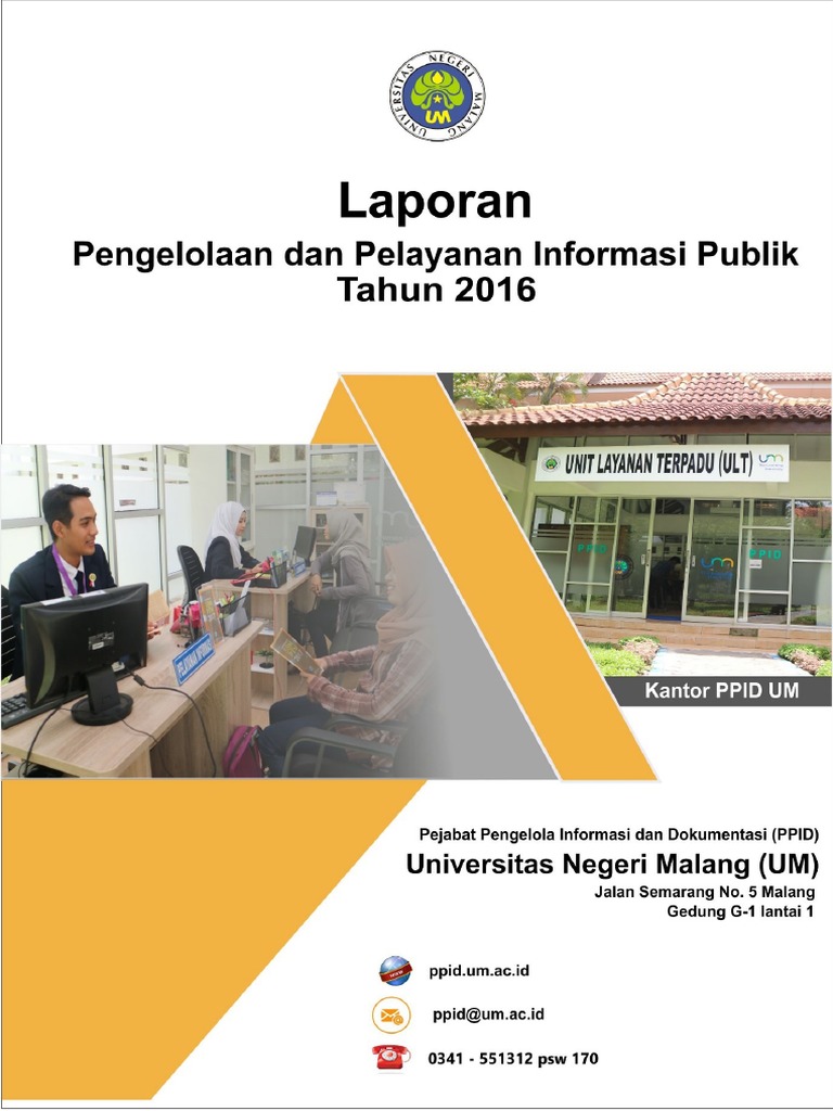 Laporan Informasi Publik Tahun 2016 | PDF | Bisnis | Komputer