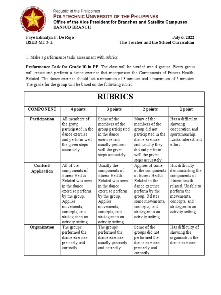 GRASPS | PDF | Rubric (Academic) | Cognition
