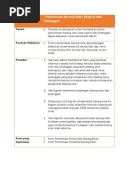Contoh Form Retur Barang | PDF