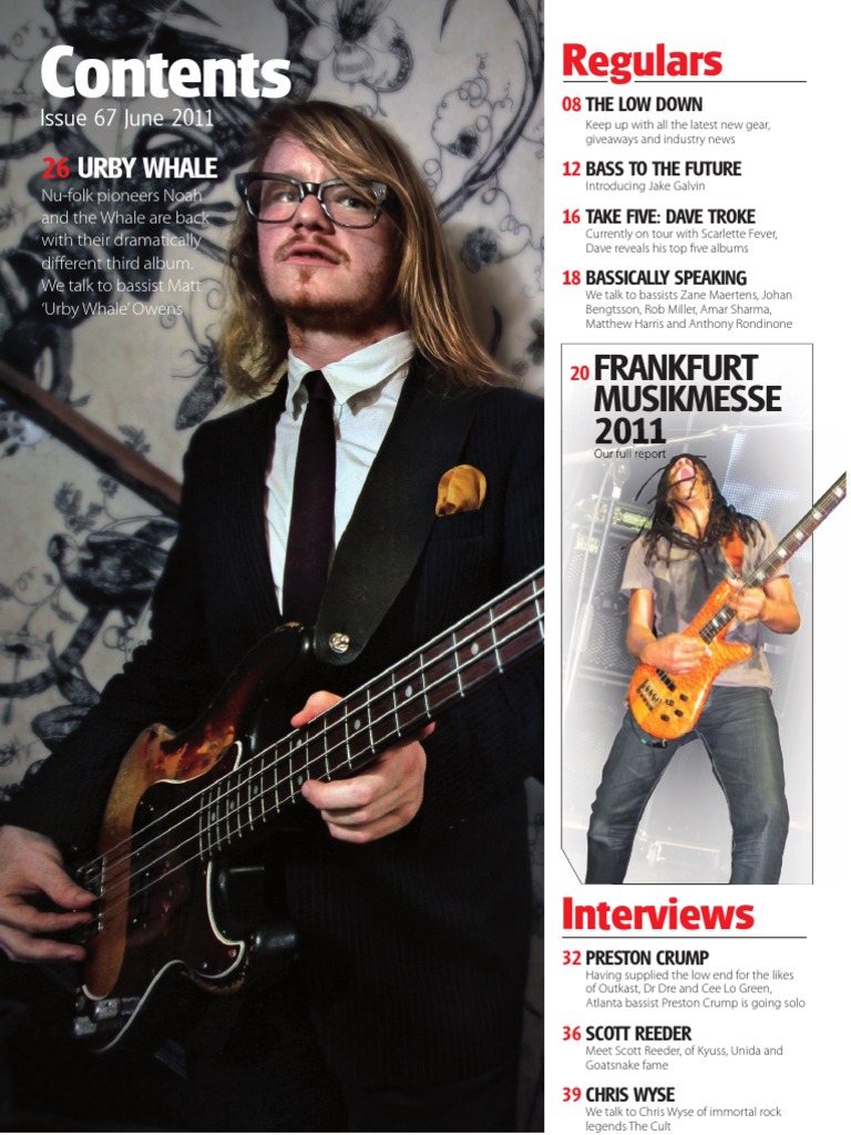 Bass Guitar Magazine Issue 67 | PDF | Chord (Music) | Performing Arts