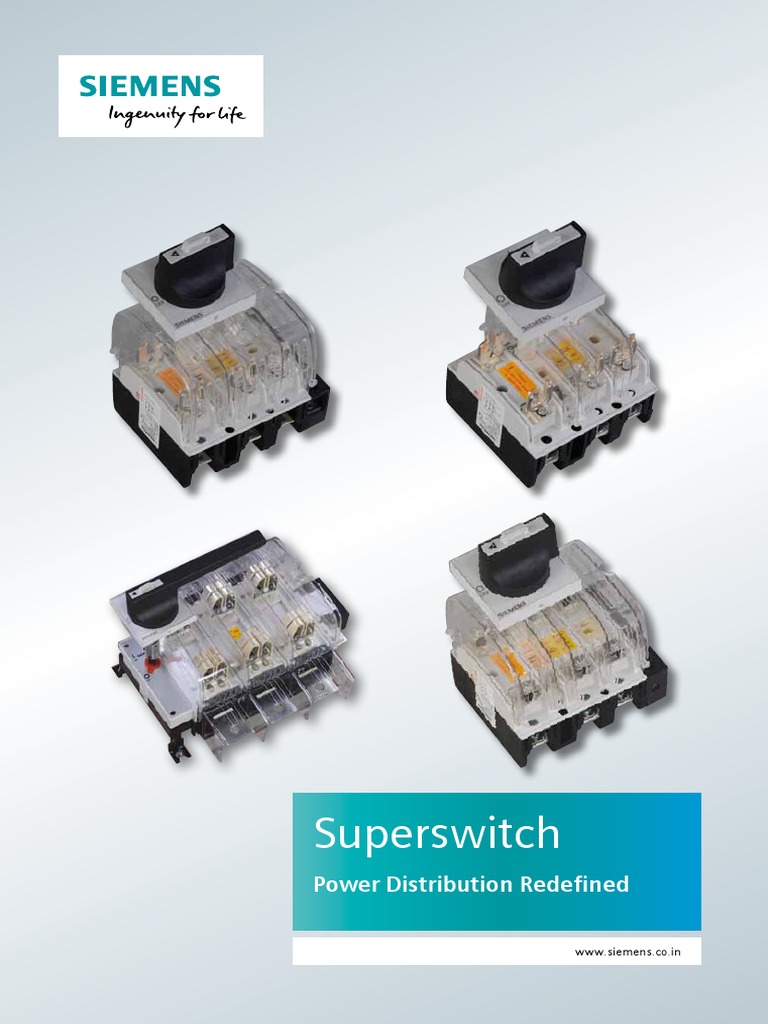 Superswitch Catalog 2018 | PDF | Fuse (Electrical) | Alternating Current