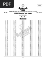 Aakash FTS - 01 | PDF