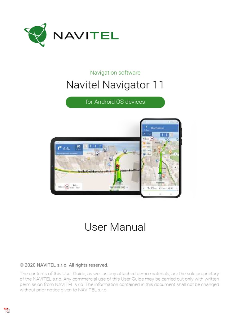 NAVITEL NAVITEL Navigator 11 User Manual | PDF | Menu (Computing ...