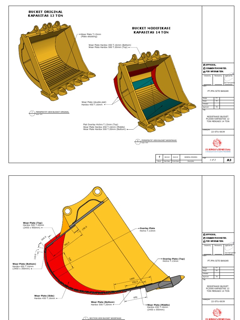 22-Stu-0039-Pt - Ppa Site Banjar-Modifikasi Bucket Pc2000 Kap 12ton ...