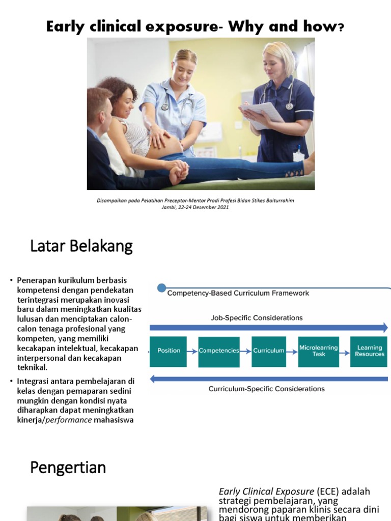 Early Clinical Exposure - Why and How | PDF