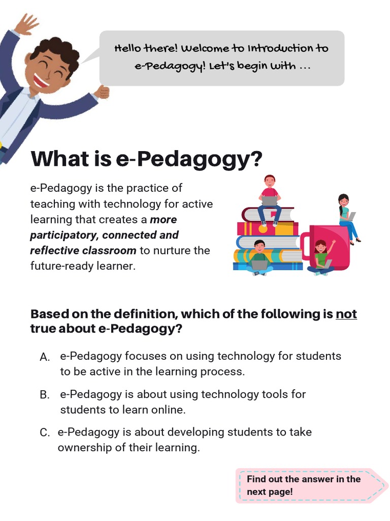 Pre-Workshop 2 Reading 1 Introduction To E-Pedagogy | PDF | Learning ...