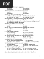 ALCPT Form Listening 87 and 90 ALCPT 102 Reading PDF | PDF | Nature