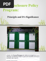 Barangay Full Disclosure Policy (BFDP) Form | PDF | Government Finances ...