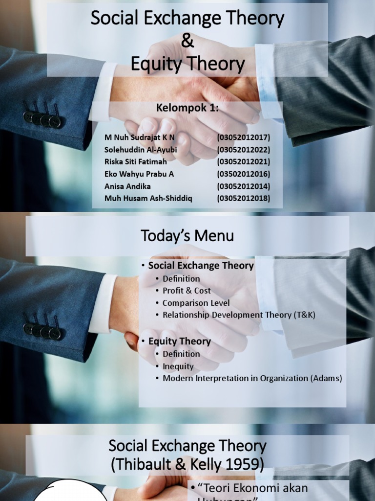 Social Exchange Theory | PDF