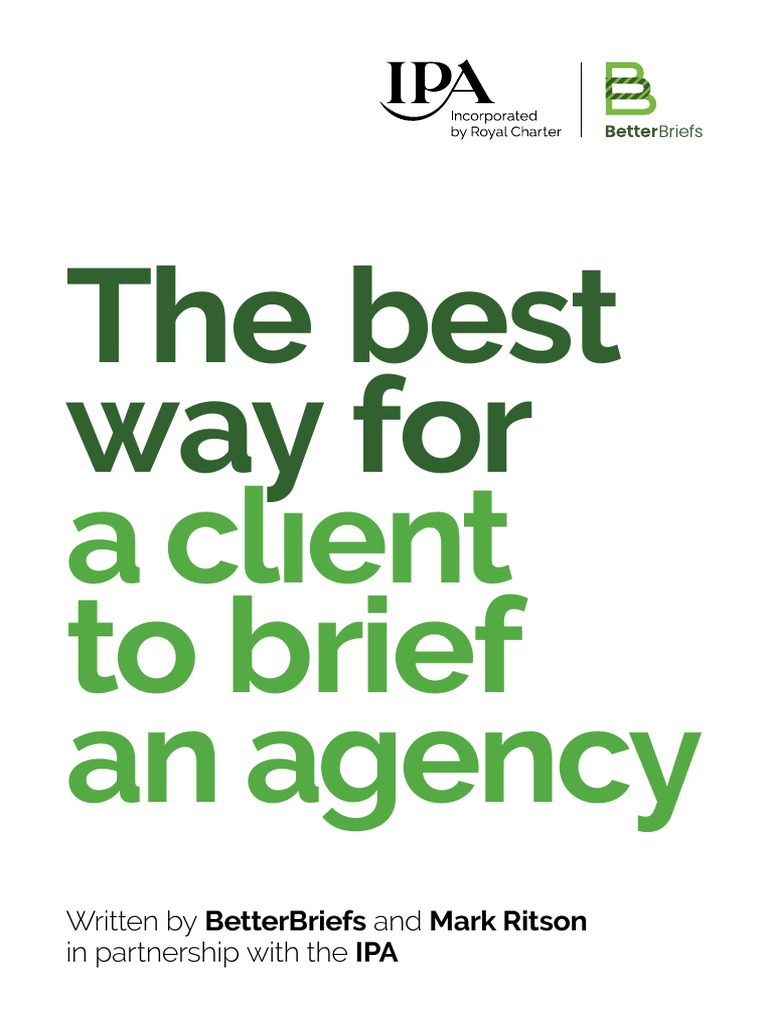 Crafting Effective Agency Briefs | PDF | Brand | Marketing