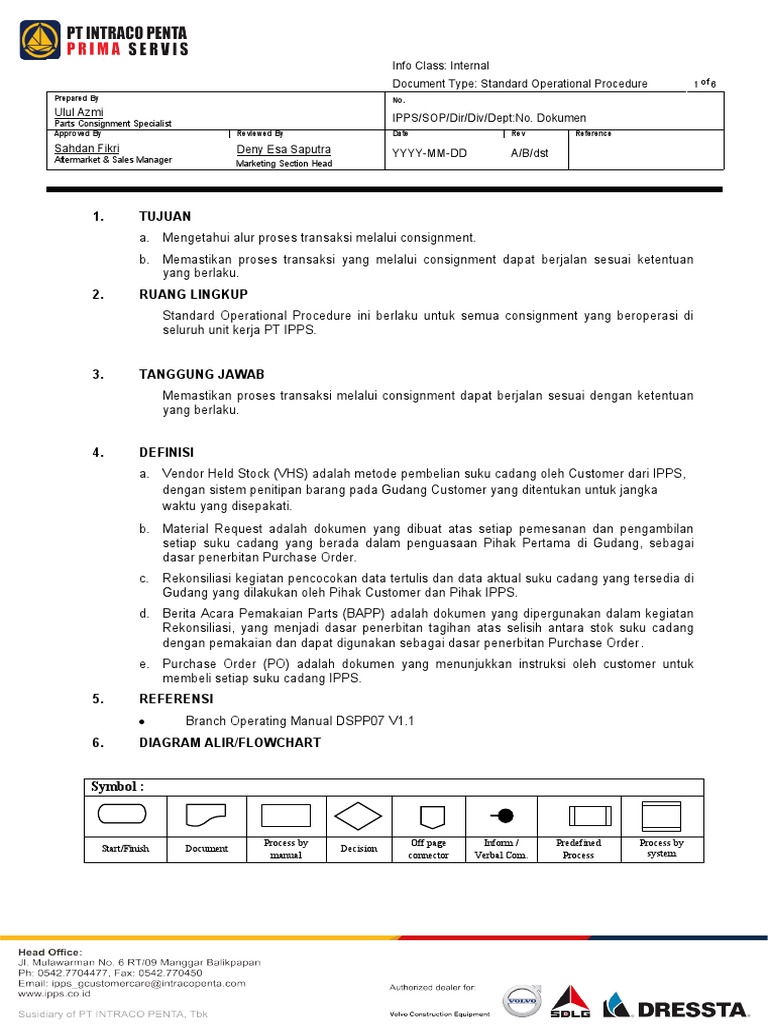 SOP Transaksi Melalui Consignment | PDF | Pengelolaan Keuangan & Uang