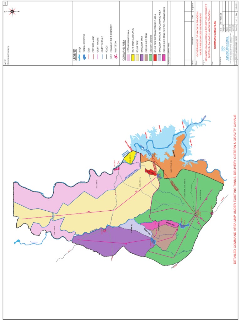 Mohanpura Project Command Area Map | PDF | Water | Water And The ...