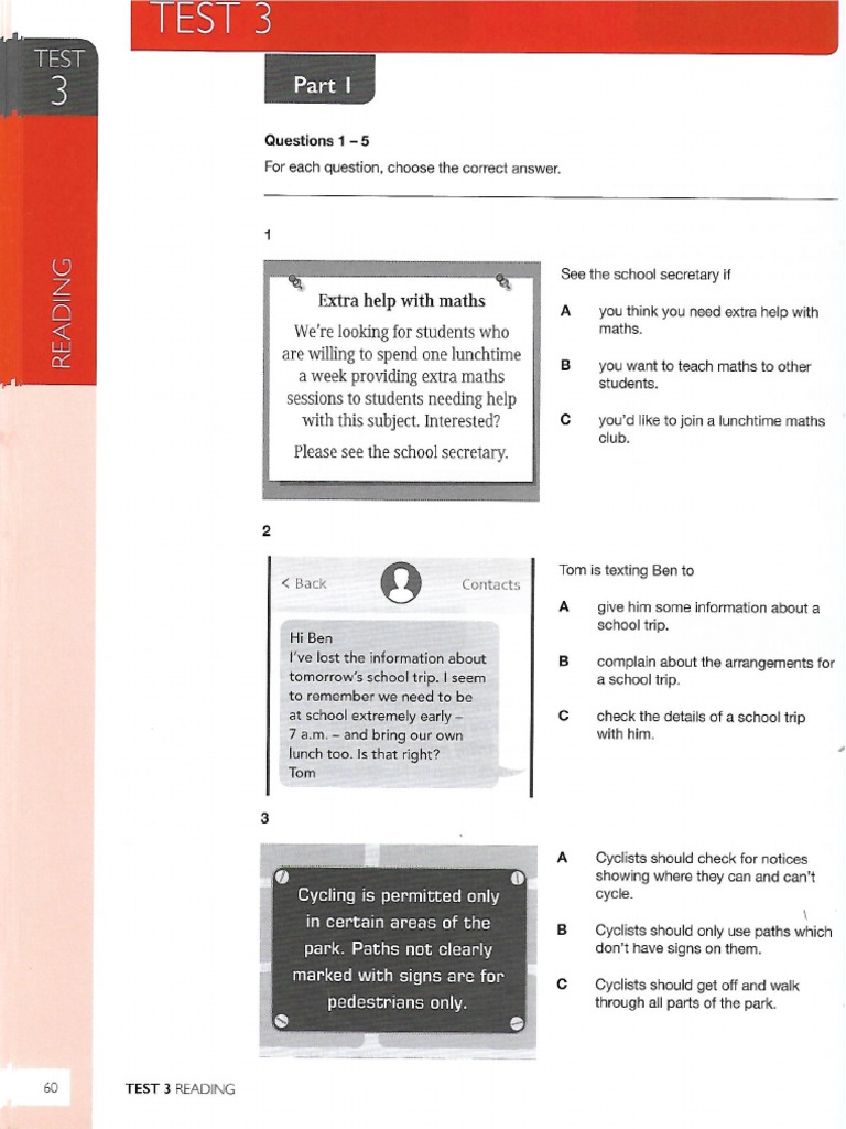 Pearson Practice Test Plus - Test 3 | PDF