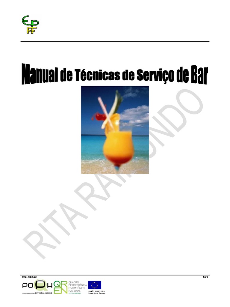 Manual de Bar | PDF | Barman | Moeda