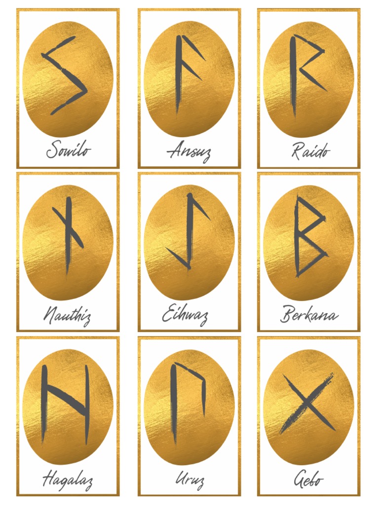 Runas para Imprimir | PDF