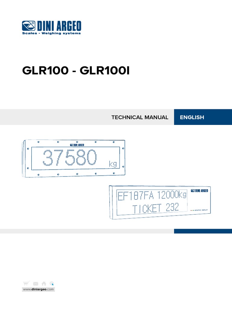 GLR100 - GLR100I: Manuale D'Uso Technical Manual | PDF | Electrical ...