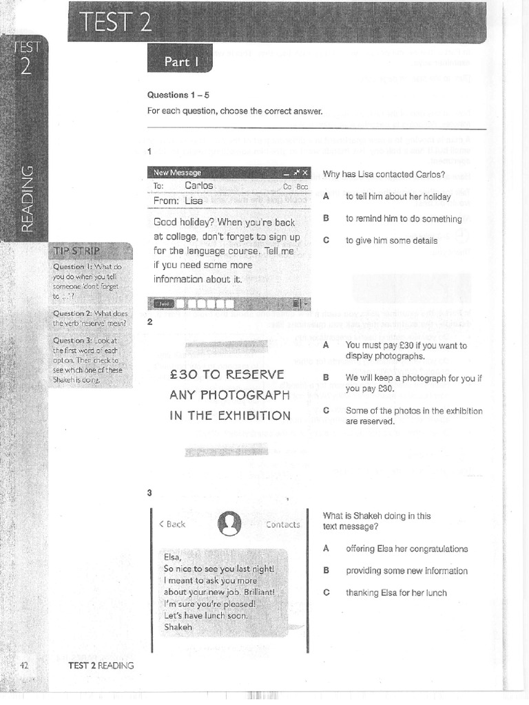 B1 PRELIMINARY PRACTICE TESTS PLUS WITH KEY (PDF - Io) | PDF