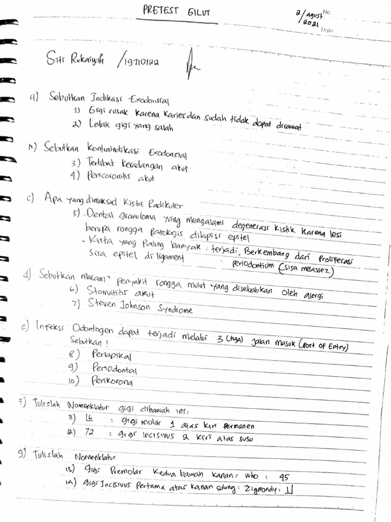 Catatan GILUT Yayak | PDF