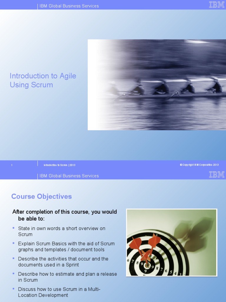 Introduction To Agile Using Scrum | PDF | Scrum (Software Development ...