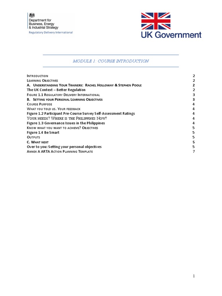 MODULE 1 Workbook vfinal1 | PDF | Governance | Policy