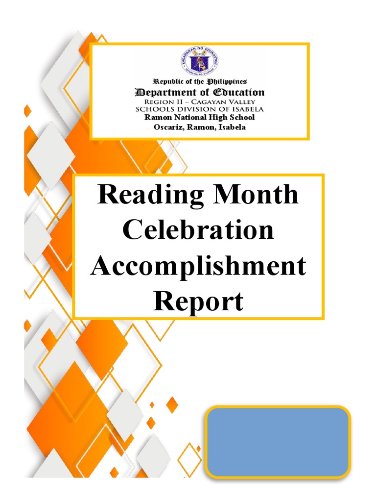 Reading Month Celebration Accomplishment: Ramon National High School ...