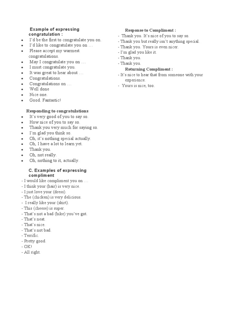 Expressing Congratulation, Hope and Wishes | PDF | Grammar | Linguistics