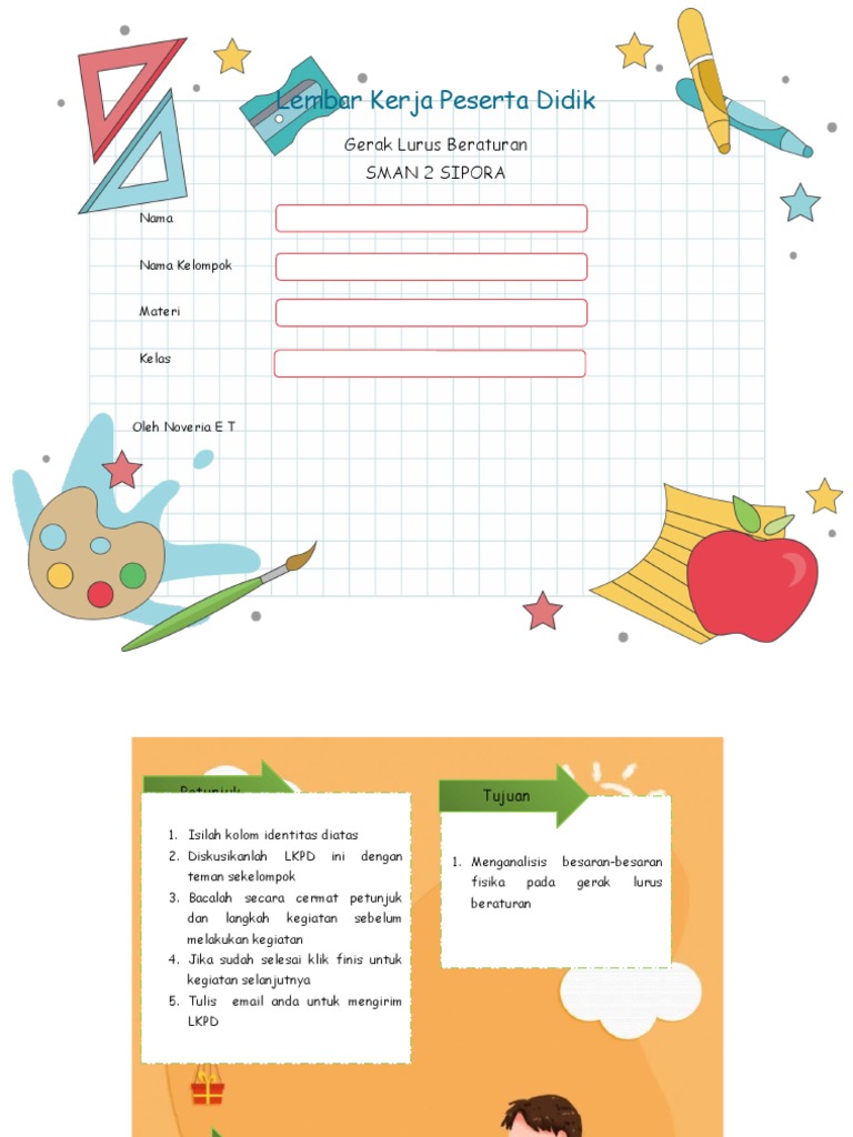 Lkpd Gerak Lurus Beraturan Kelas 11 Pdf Metode Bahan Ajar
