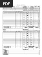 Súmula Campo | PDF | Futebol | Esportes
