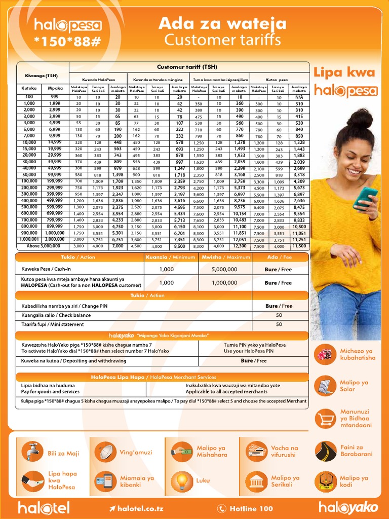 New - Customer Tariff New2 - (F) | PDF