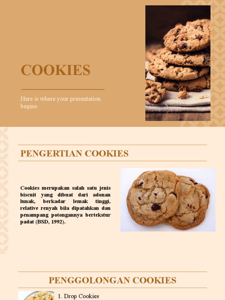 Macam-Macam Cookies dan Penjelasannya | PDF