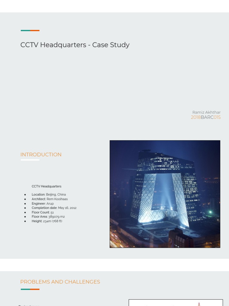 CCTV Headquarters - Structural Case Study | PDF | Truss | Column