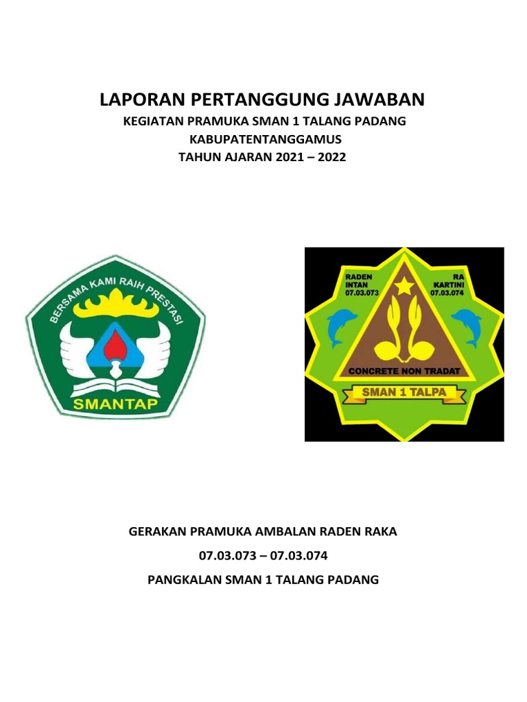 LPJ Progja Pramuka | PDF