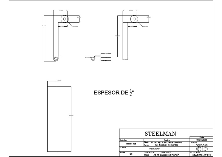 Espesor de ": Steelman | PDF