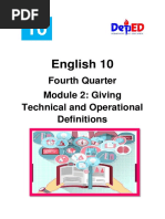 English 10 Quarter 4 Module 2 | PDF | Data | Reason